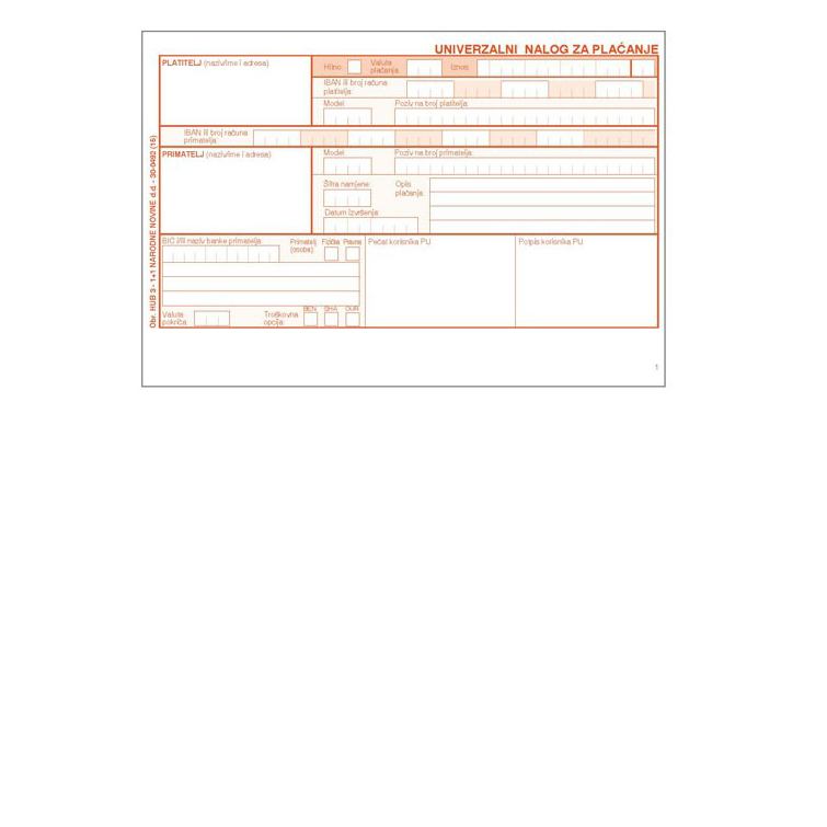 HUB-3 obrazac-1K (1+1) NCR | Tetec promet